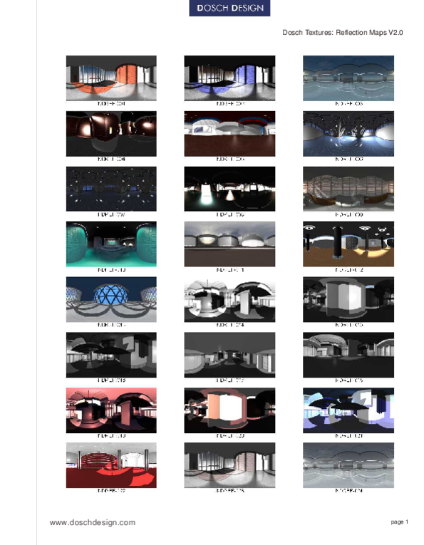 DOSCH DESIGN - DOSCH Textures: Reflection Maps V2