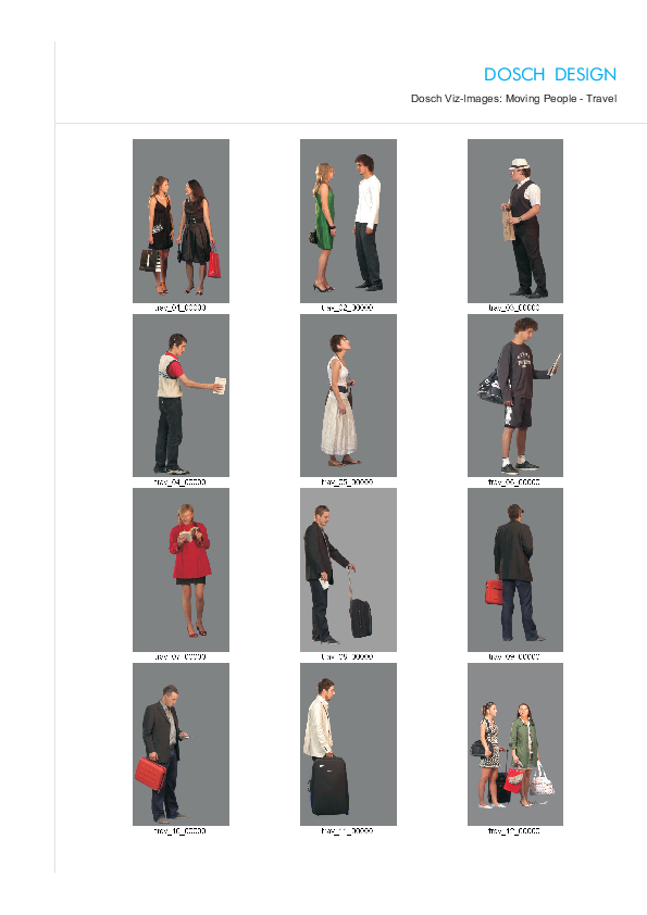 DOSCH DESIGN - DOSCH 2D Viz-Images: Moving People - Travel