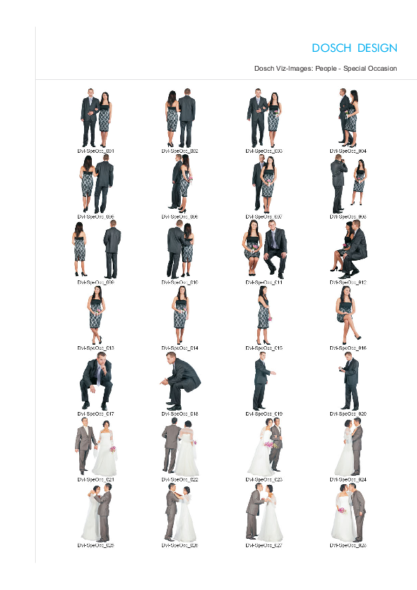DOSCH DESIGN - DOSCH 2D Viz-Images: People - Special Occasion